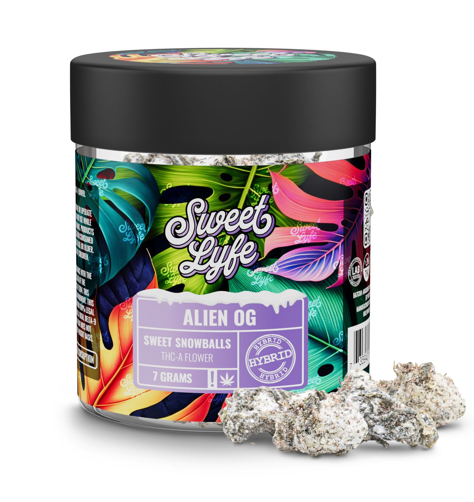 SweetLyfe 7g THC-A Diamond Coated Sweet Snowballs Flowers - Alien OG ...