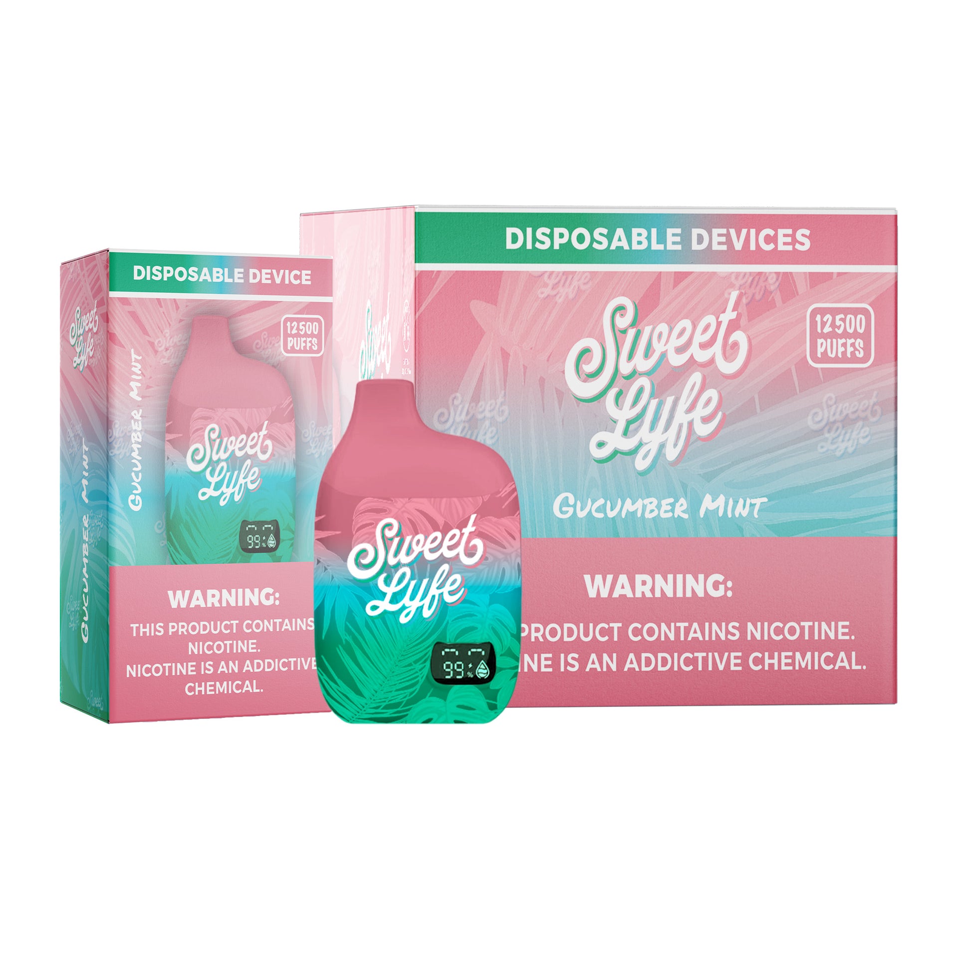 Nicotine Vapes 12,500 Puffs - NEW! – Sweet Lyfe