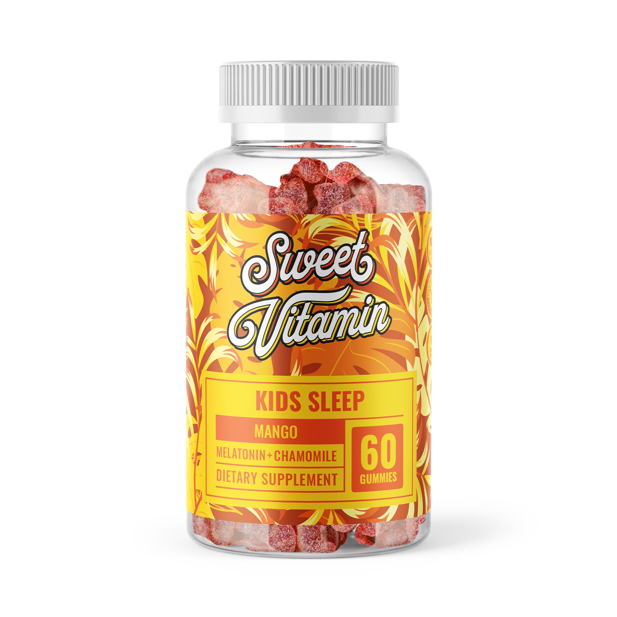 Sweet Vitamin- Kids Sleep Gummies- Melatonin+Chamomile+L-Theanine, Man ...