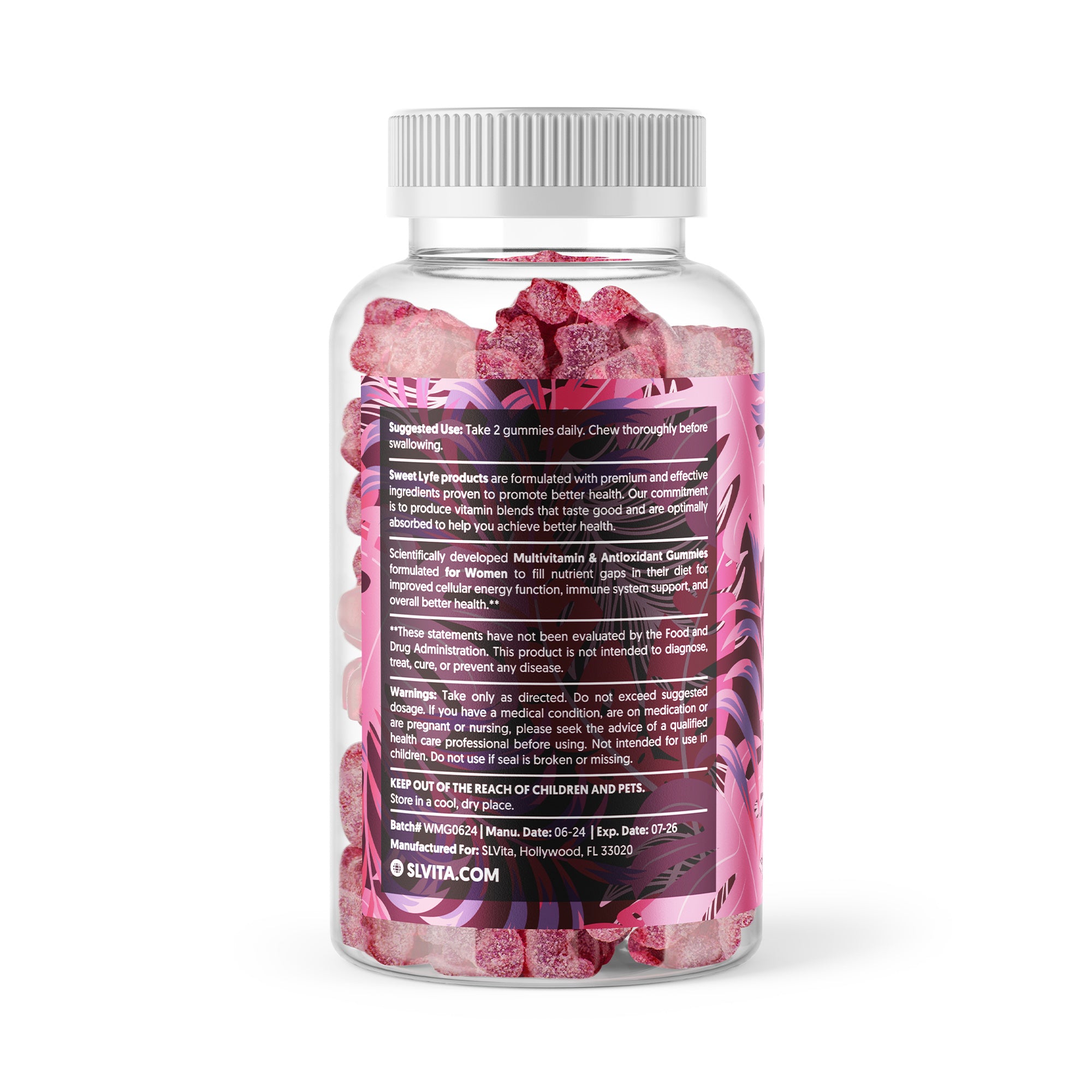 Sweet Vitamin- Women's Multivitamins Gummies-Vitamin E, B12 and More ...
