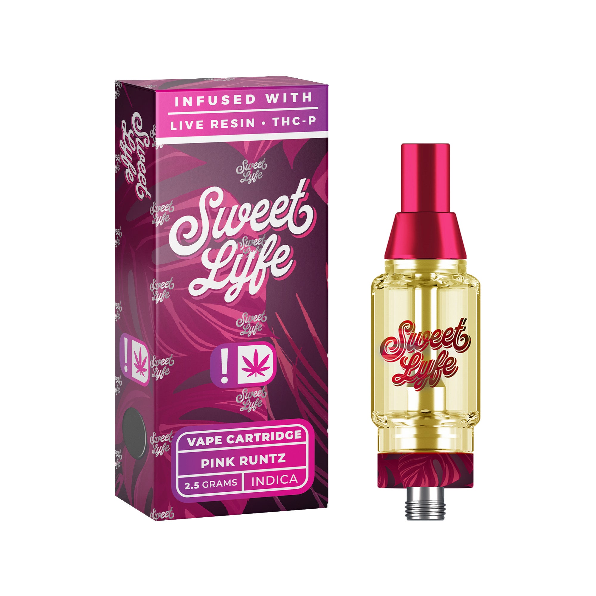 Vape Cartridges 2.5ml Infused with Live Resin Delta-8 + THCP - Pink Ru ...